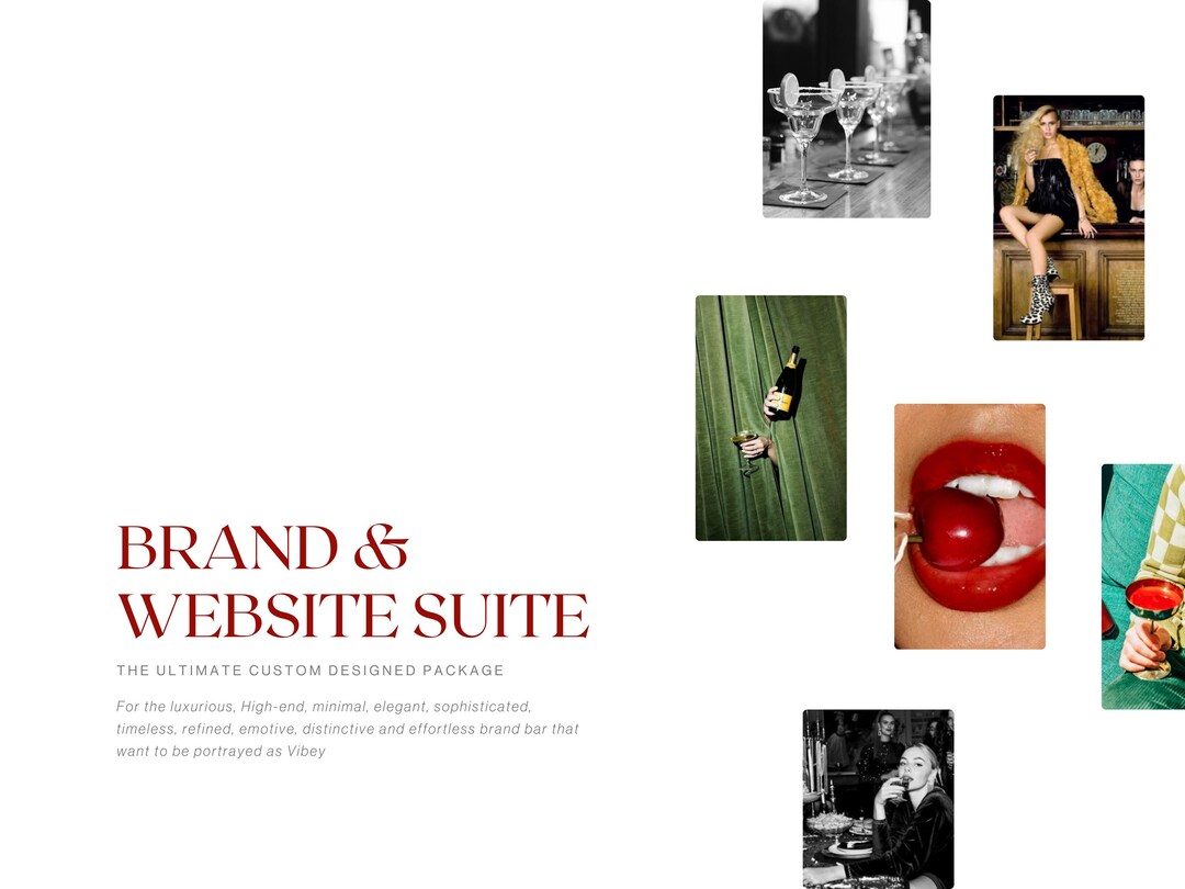 Custom Branding Suite • Custom Logo • Cutom Website Design • Elegant ...