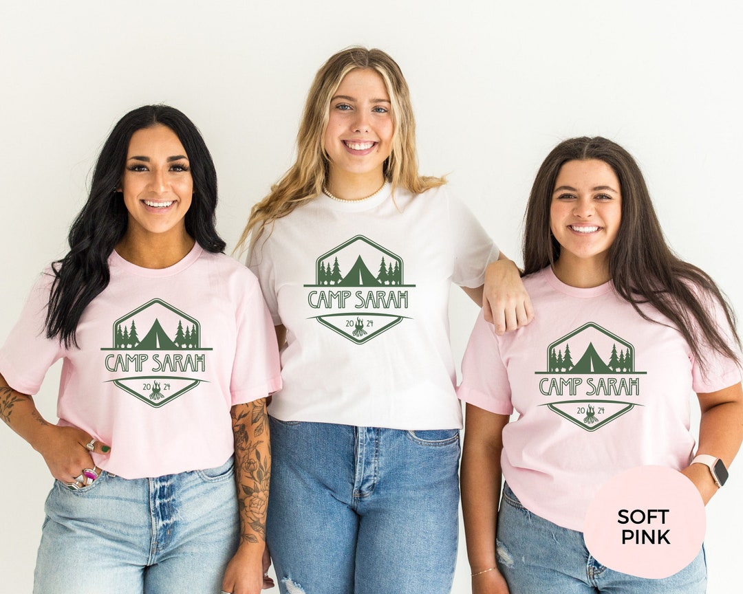 Custom Camp Bachelorette Shirt, Camping Bachelorette Tee, Camp Themed T ...