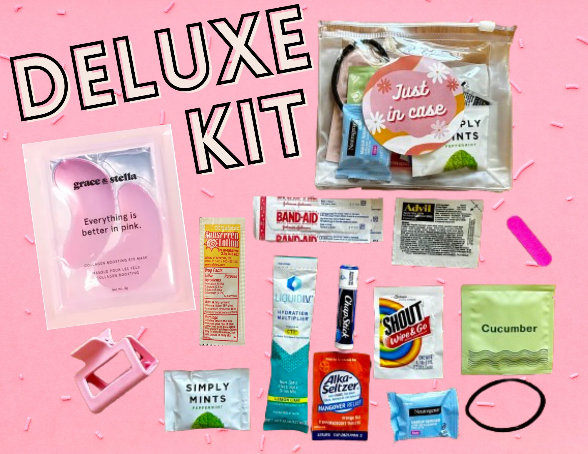 Girls Weekend Kit, Bach Trip Favors, Travel Kit, Hangover Kit, Recovery ...