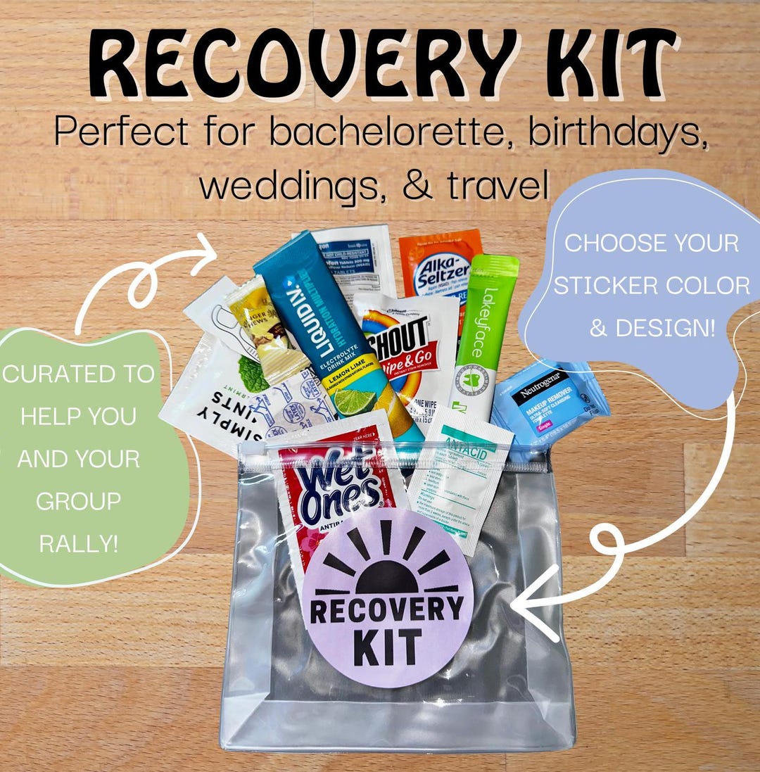 Hangover Recovery Kit, Birthday, Travel Kit, Travel Agent Gift ...