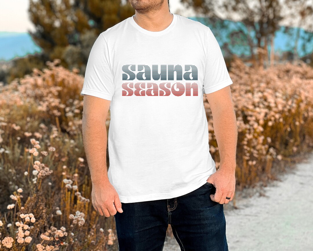 Sauna Season Wellness Cold Plunge Retro Style Unisex Jersey Short ...