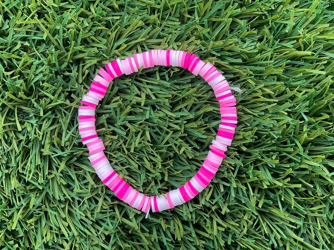 Pink Mixed Preppy Bracelet - Etsy