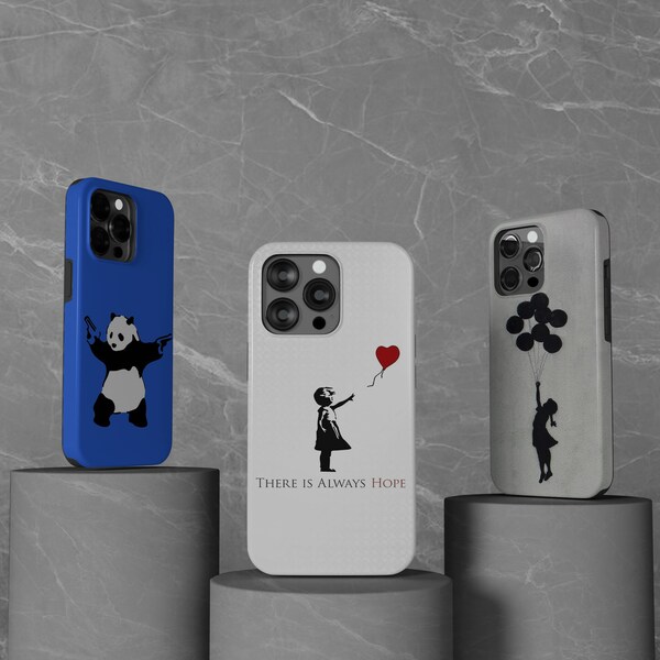 Banksy iPhone Case - Etsy