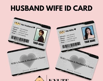 Boyfriend Girlfriend Custom ID CARD PVC - Etsy