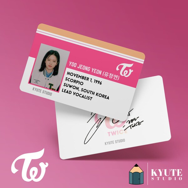 Twice Id Cards - Etsy
