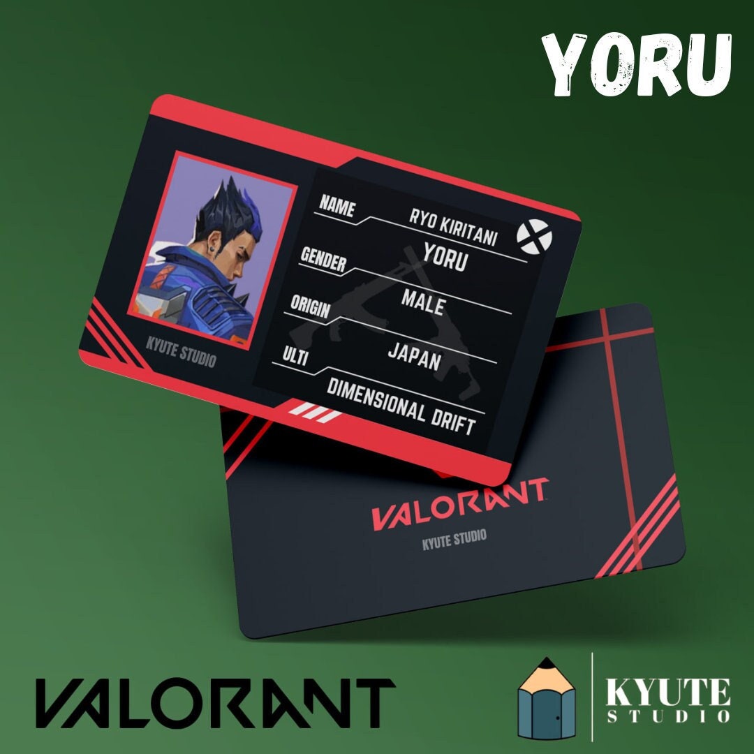 VALORANT ID Cards Photocards Pvc - Etsy Canada