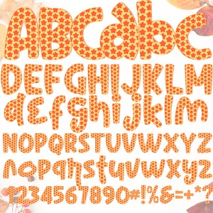 Doodle Letters Alphabet PNG Bundle,thanksgiving Sublimation Alpha Set ,fall Hand Drawn Doodle ...