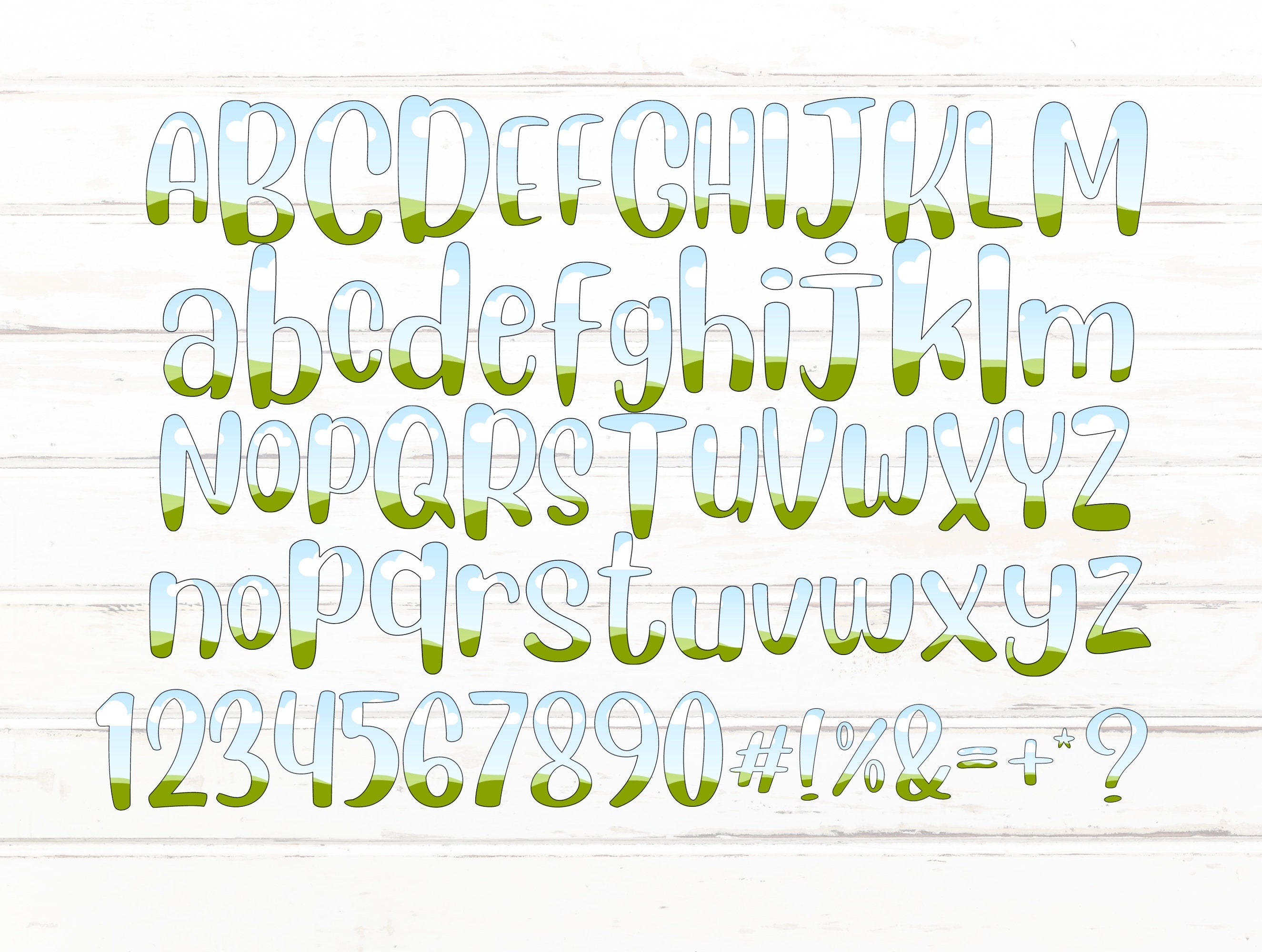 Fill Your Own Doodle Letters on CANVA With Commercial Use Allowed. Drag ...
