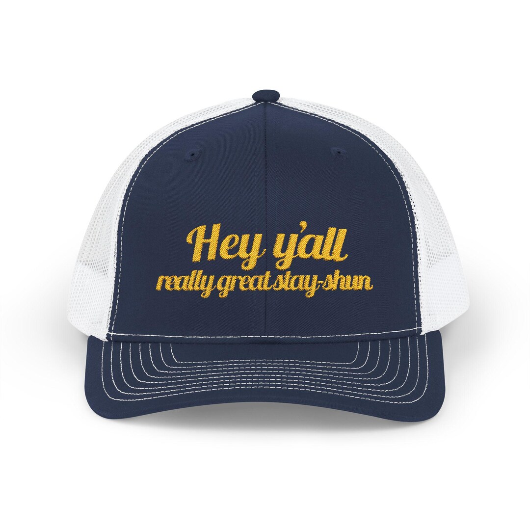 Armchair Expert Hat, 'hey Y'all' Embroidered Trucker Hat, Dax Shepard ...