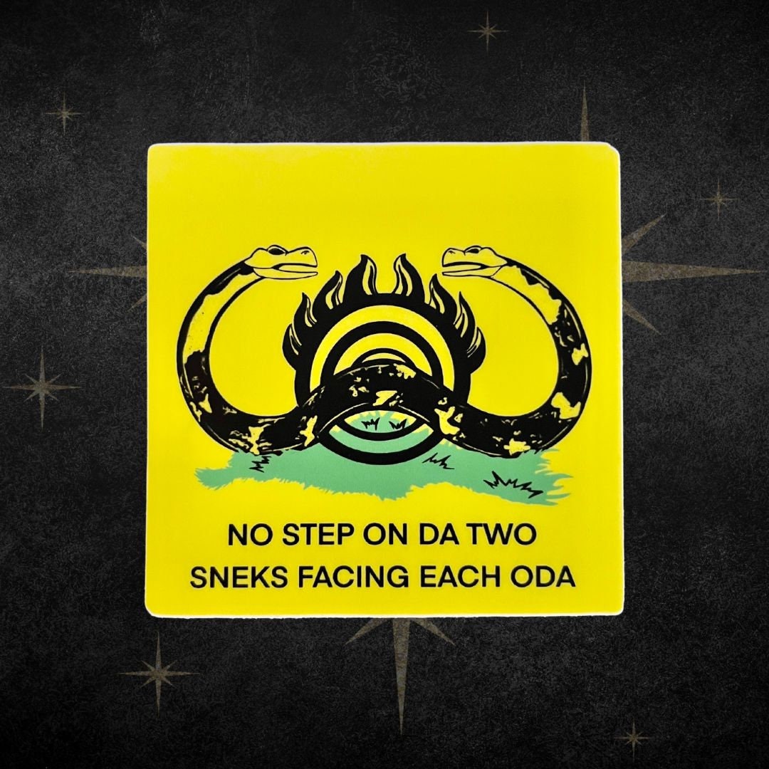 Conan Inspired Gadsden Flag Sticker - Etsy