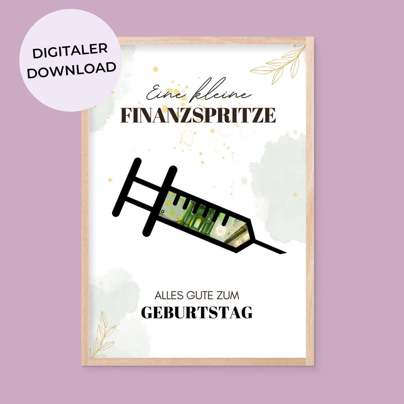 Finanzspritze - Etsy.de