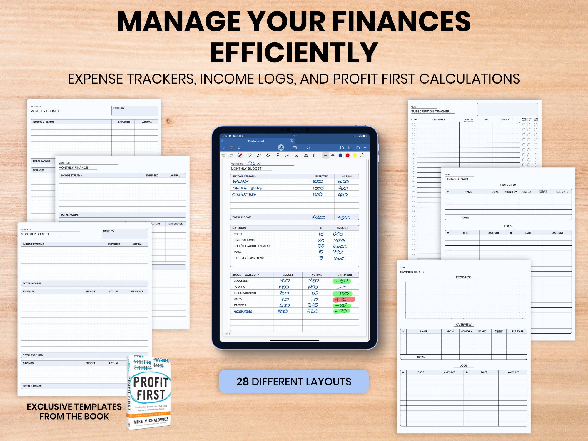 Complete Bullet Journal Premade Template Pack for Goodnotes and iPad ...