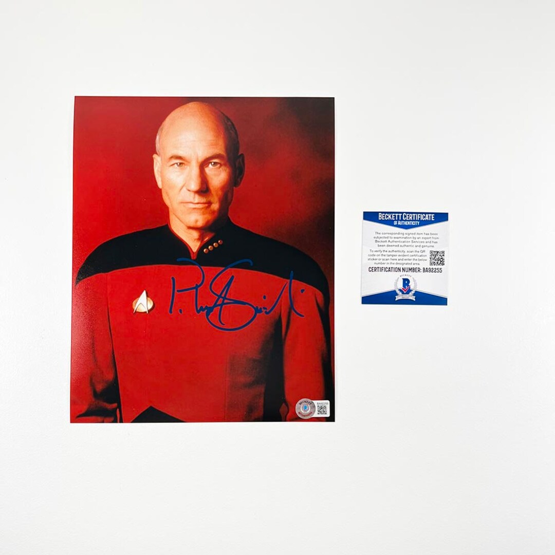 Patrick Stewart 8x10 Inch Photo Signed Autographed Authentic Beckett ...