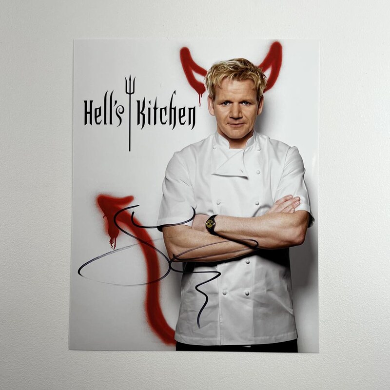 Gordon Ramsay Autograph - Etsy