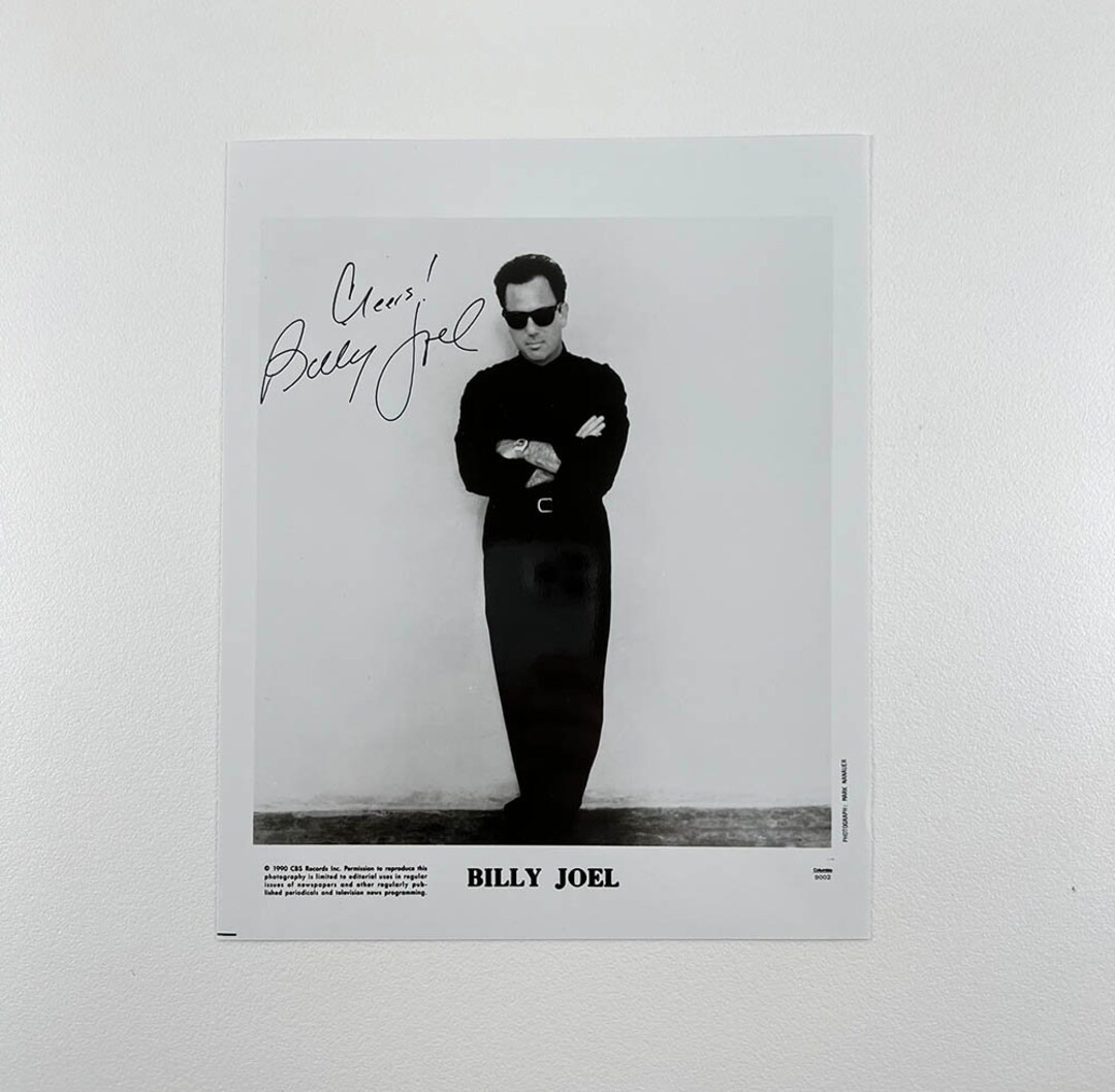 Billy Joel 8x10 Inch Photo Signed Autographed Authentic COA - Etsy