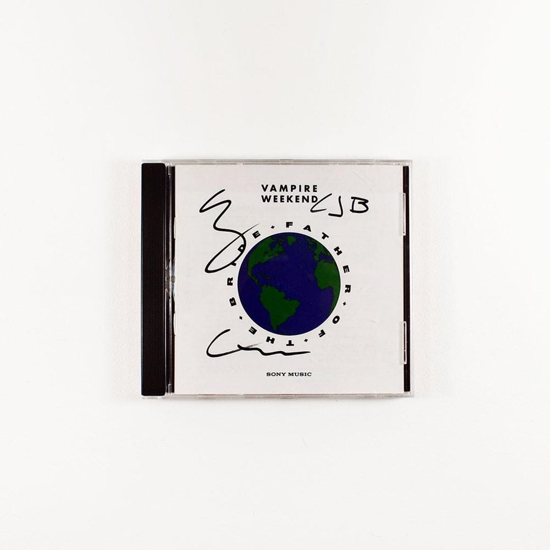 Vampire Weekend CD Cover Signed Autographed Authentic COA - Etsy