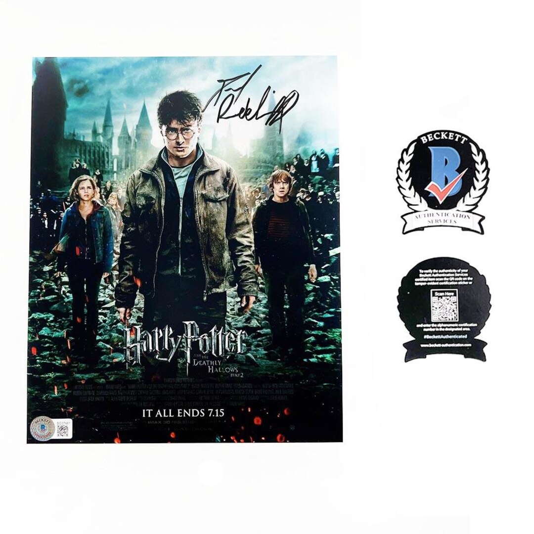 Daniel Radcliffe 8x10 Inch Photo Signed Autographed Authentic Beckett ...