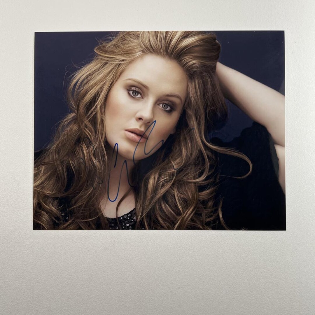 Adele 8x10 Inch Photo Signed Autographed Authentic COA - Etsy