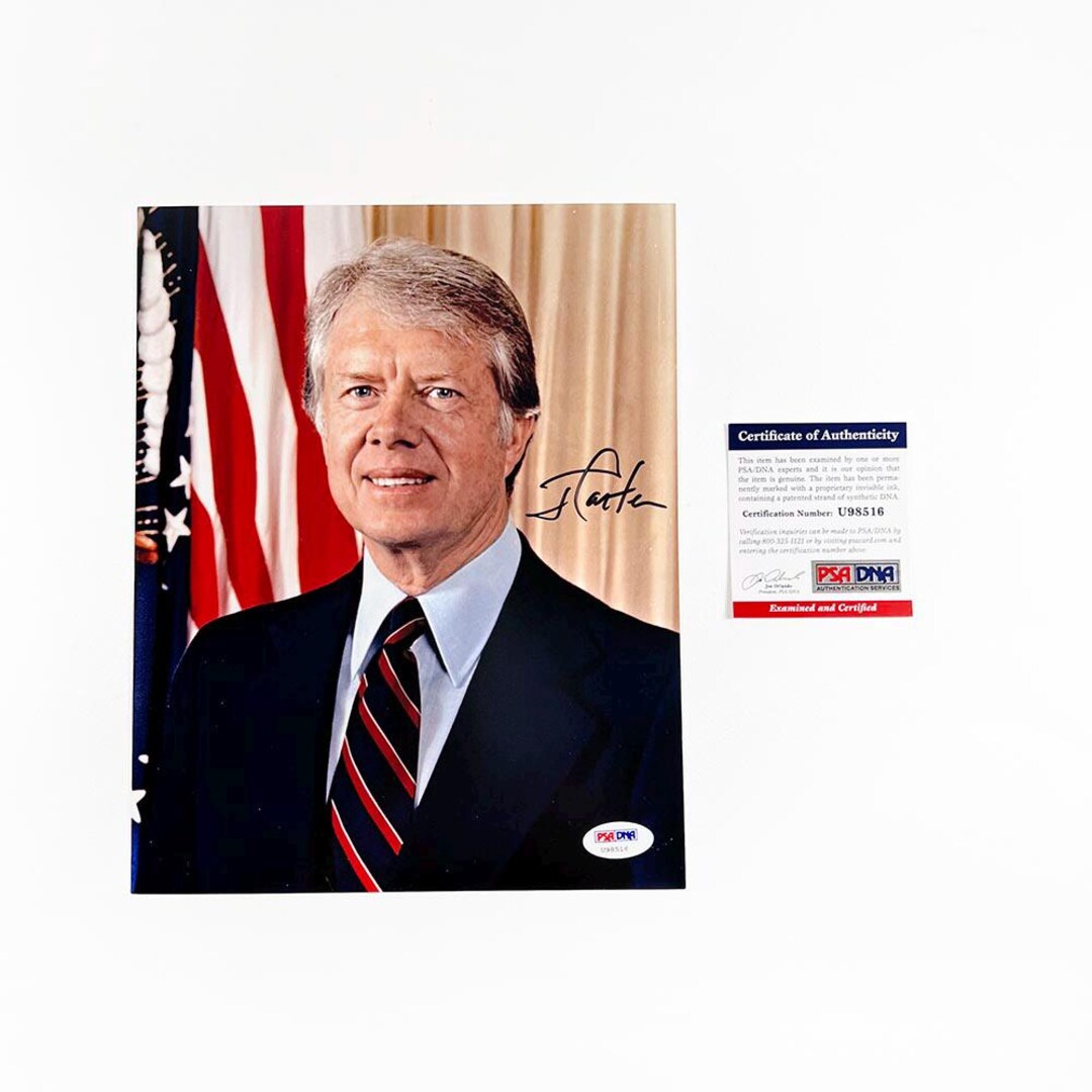 President Jimmy Carter 8x10 Inch Photo Signed Autographed Authentic PSA ...