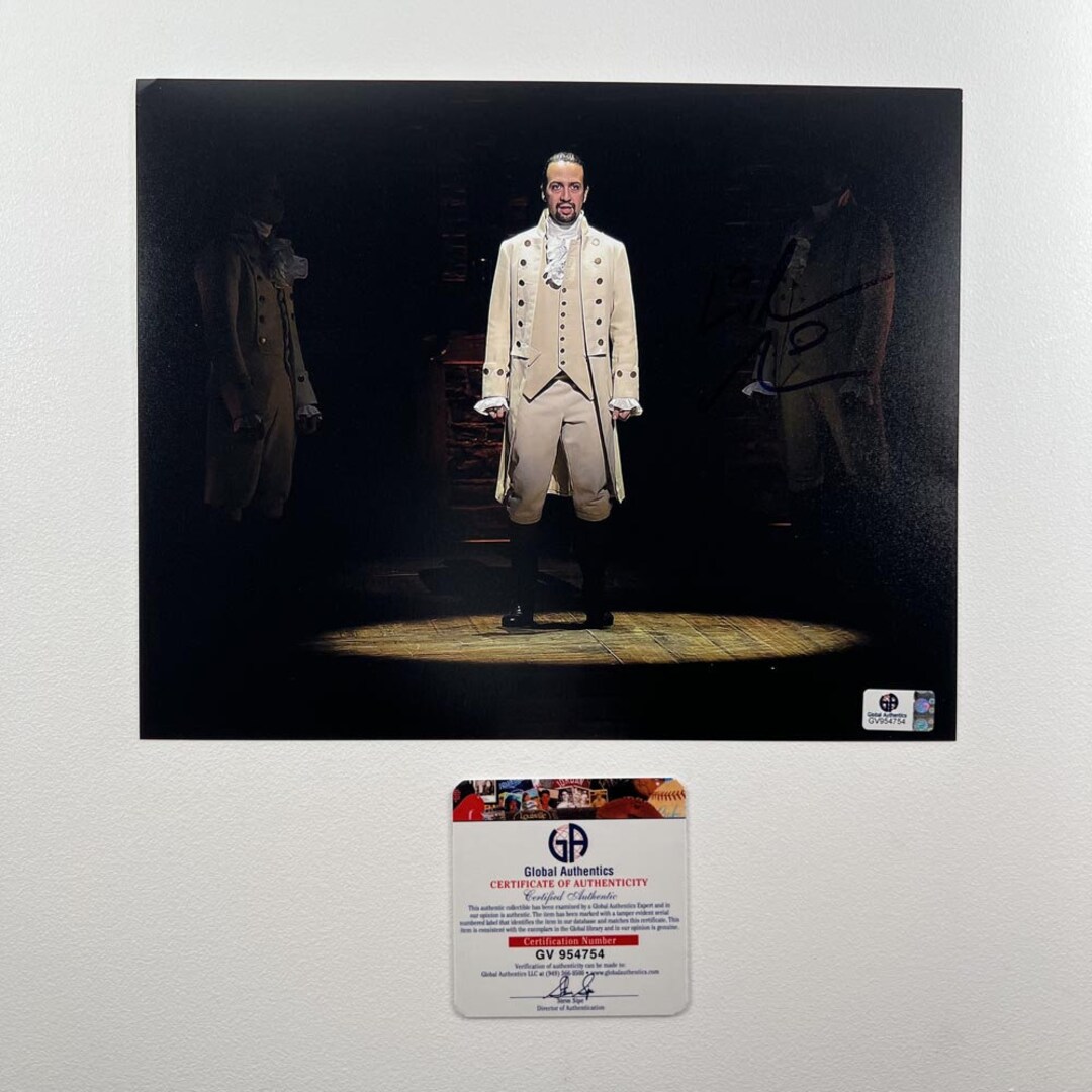 Lin Manuel Miranda 8x10 Inch Photo Signed Autographed Authentic COA - Etsy