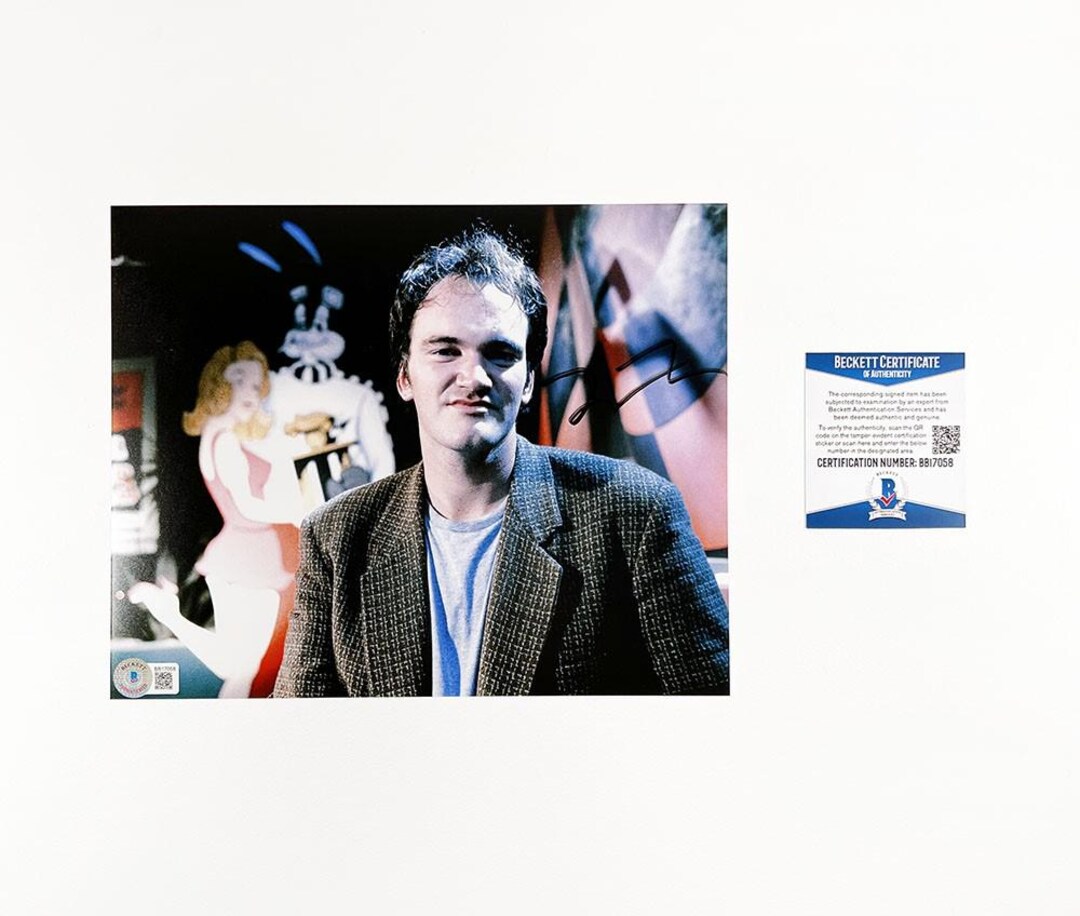 Quentin Tarantino 8x10 Inch Photo Signed Autographed Authentic Beckett ...