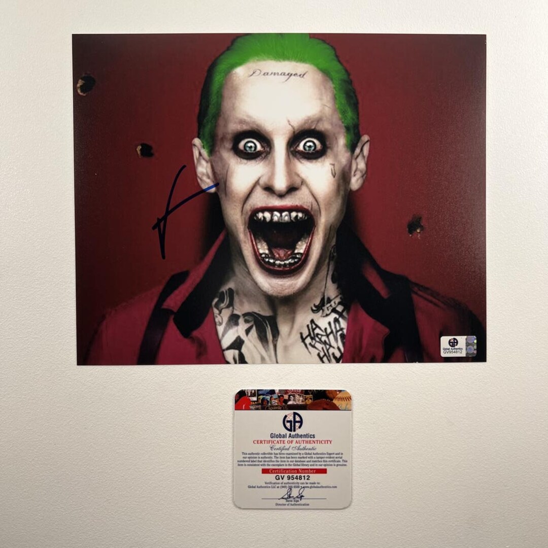 Jared Leto 8x10 Inch Photo Signed Autographed Authentic COA - Etsy