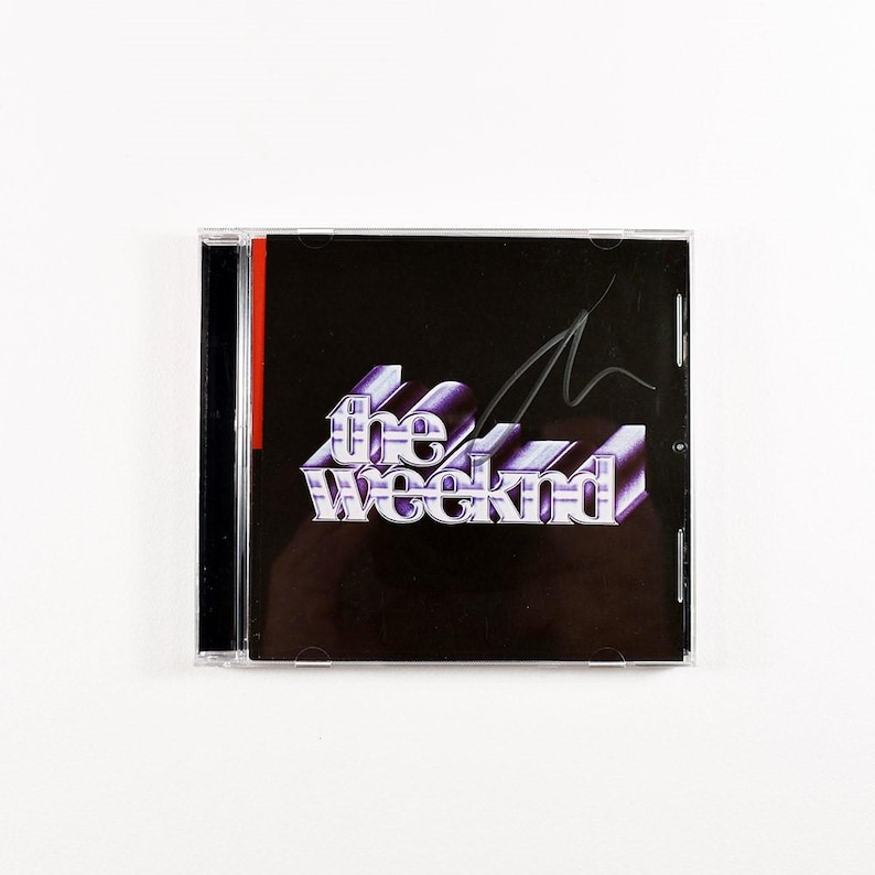 The Weeknd CD Cover Signed Autographed Authentic COA - Etsy
