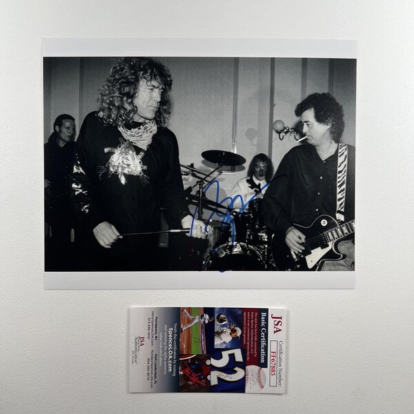 Led Zeppelin Signed Art - Etsy