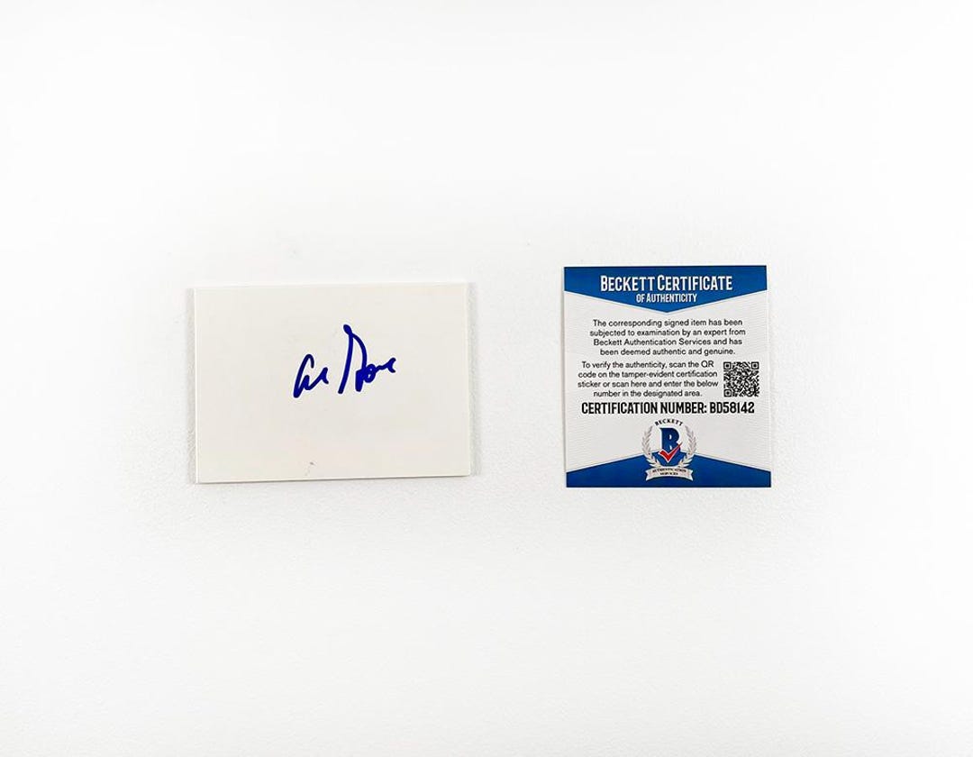 Al Gore Former USA Vice President Card Signed Autographed Authentic ...