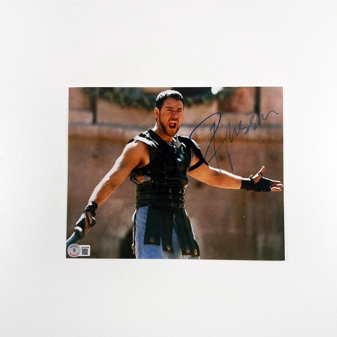 Russell Crowe 8x10 Inch Photo Signed Autographed Authentic Beckett - Etsy
