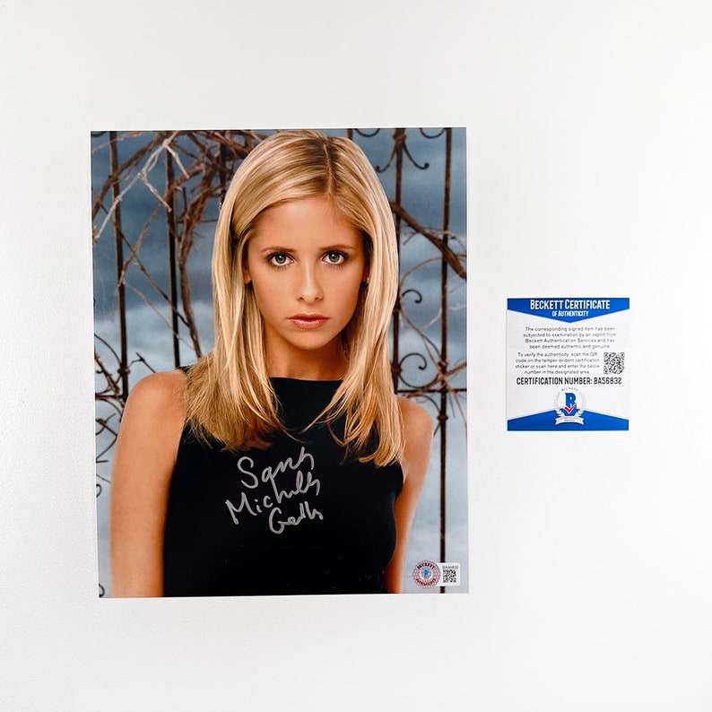 Sarah Michelle Gellar 8x10 Inch Photo Signed Autographed Authentic - Etsy
