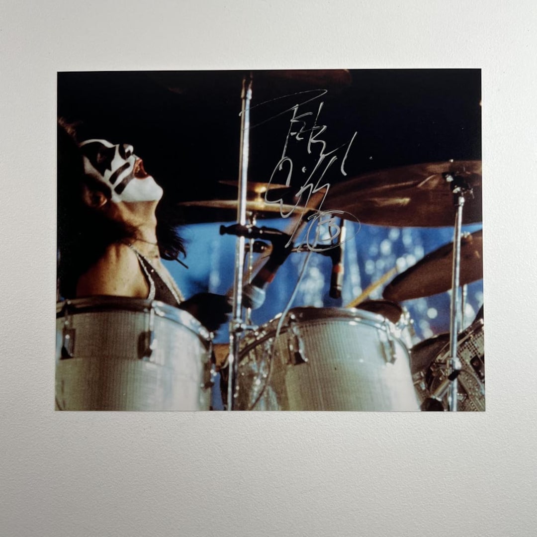 Peter Criss Kiss Drummer 8x10 Inch Photo Signed Autographed Authentic ...