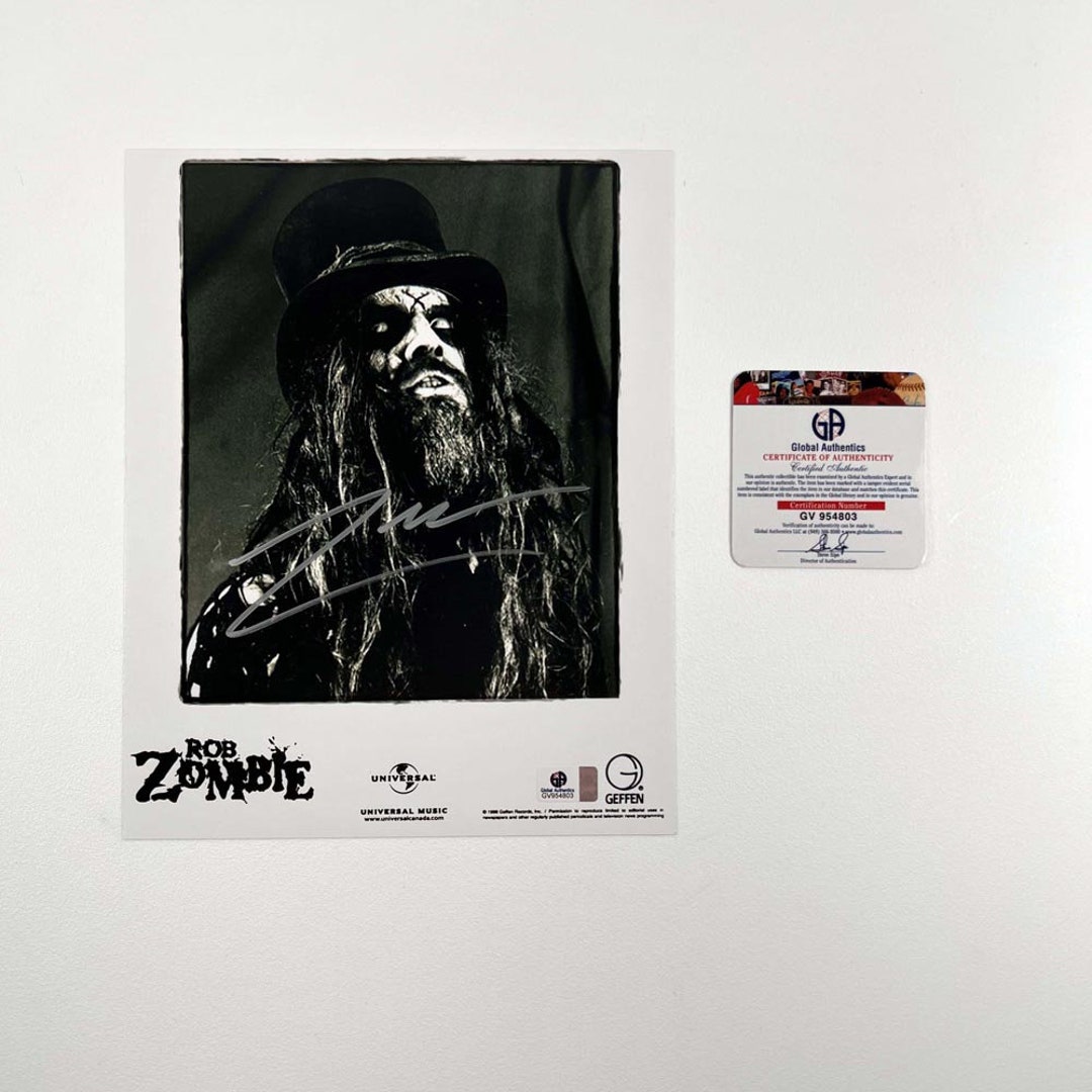 Rob Zombie 8x10 Inch Photo Signed Autographed Authentic COA - Etsy