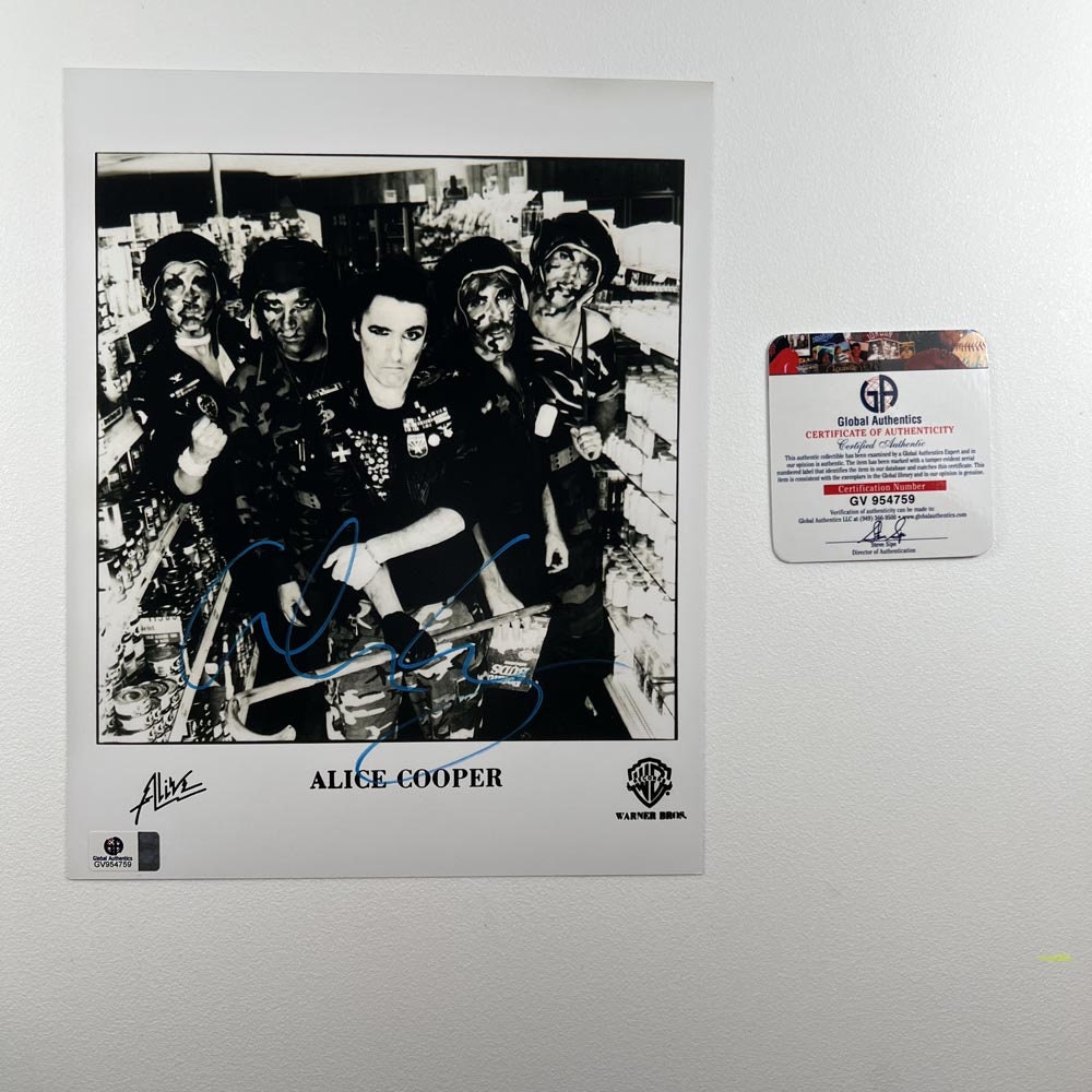 Alice Cooper 8x10 Inch Photo Signed Autographed - Etsy