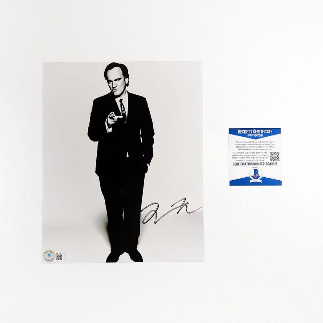 Quentin Tarantino 8x10 Inch Photo Signed Autographed Authentic Beckett ...