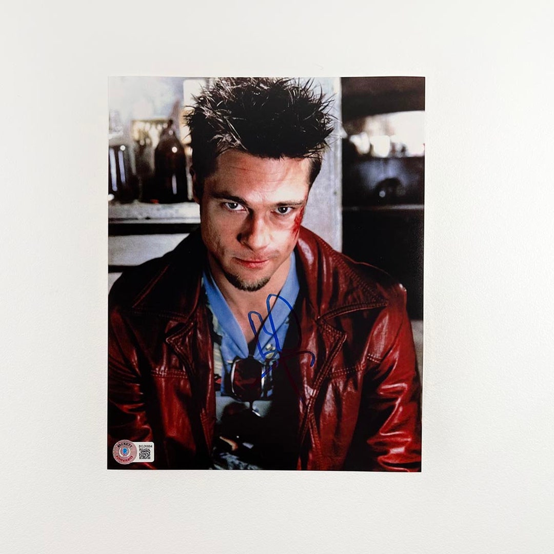 Brad Pitt 8x10 Inch Photo Signed Autographed Authentic Beckett - Etsy