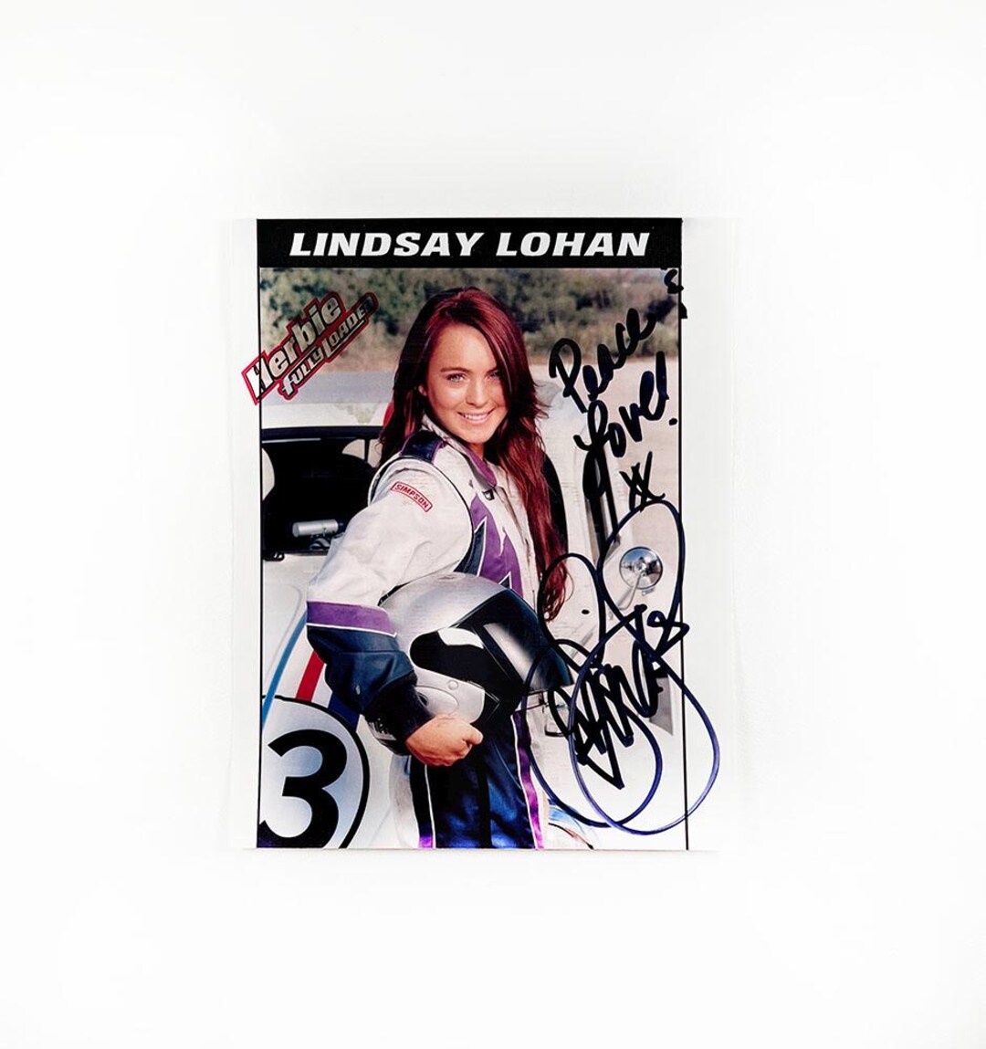 Lindsay Lohan 8x10 Inch Photo Signed Autographed Authentic COA - Etsy