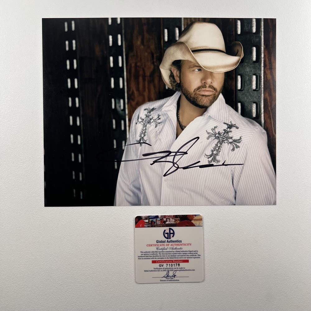 Toby Keith 8x10 Inch Photo Signed Autographed Authentic COA - Etsy