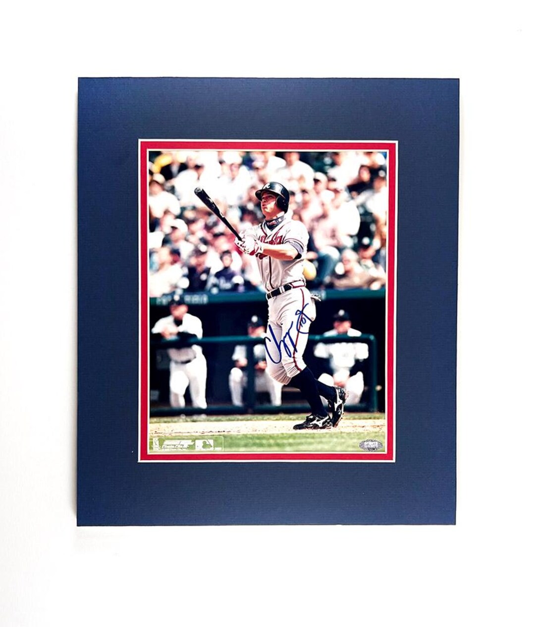 Chipper Jones Atlanta Braves HOF Signed and Matted 8x10 Photo Signed ...
