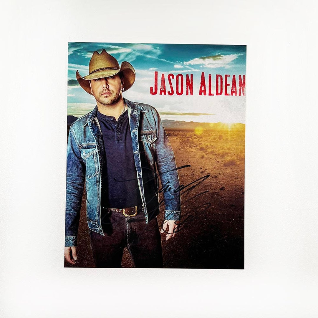 Jason Aldean 8x10 Inch Photo Signed Autographed Authentic COA - Etsy