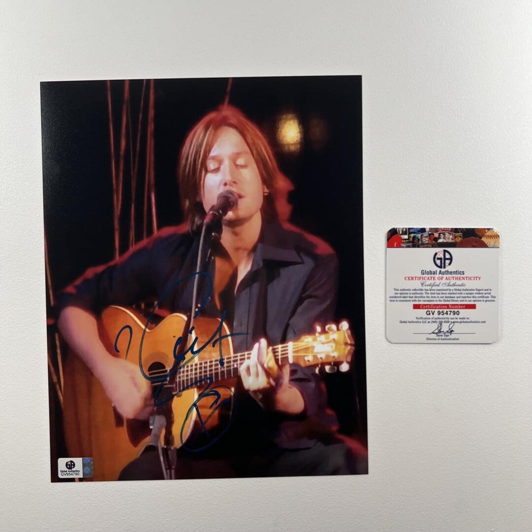 Keith Urban 8x10 Inch Photo Signed Autographed Authentic COA - Etsy