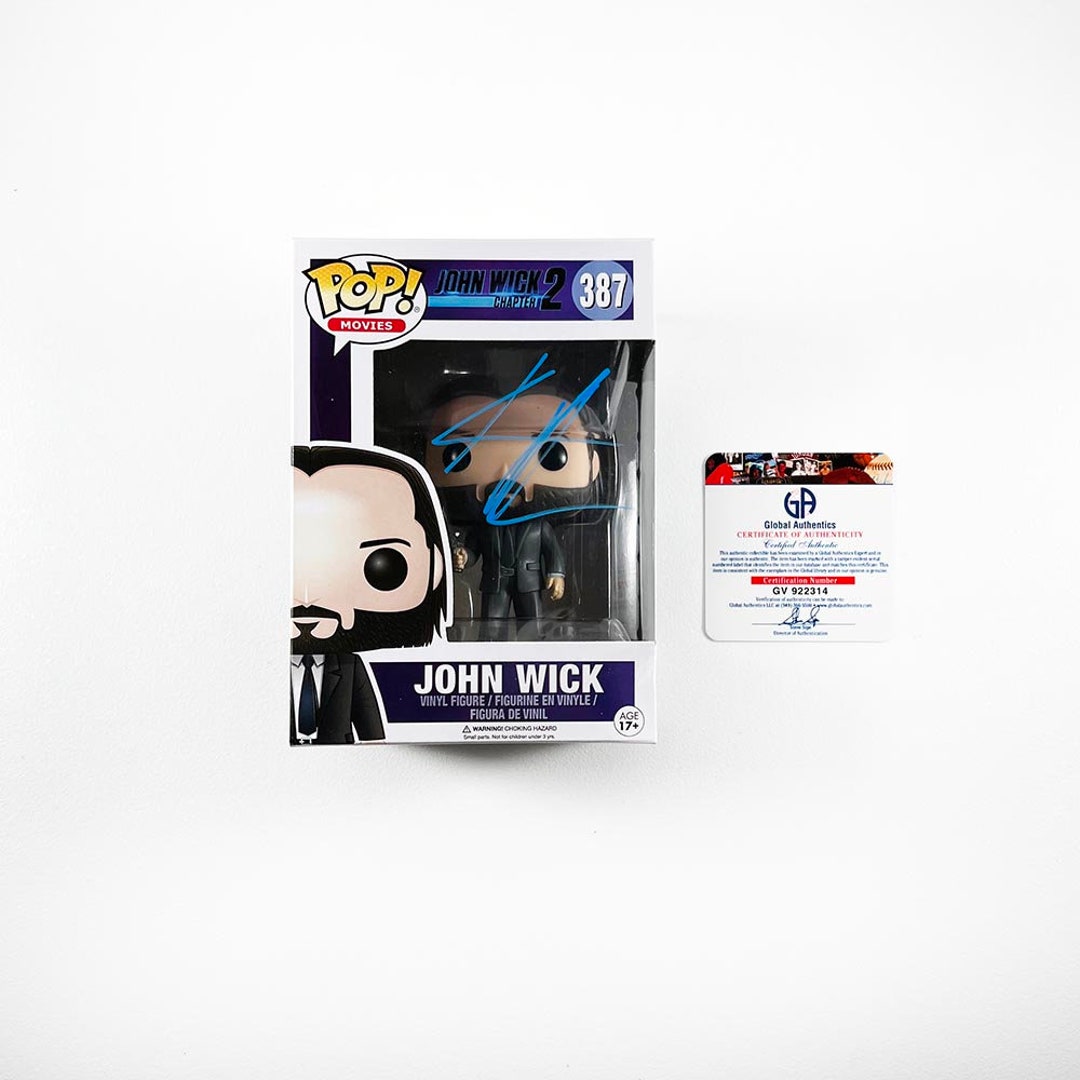 Keanu Reeves Funko Pop Signed Autographed Authentic COA - Etsy