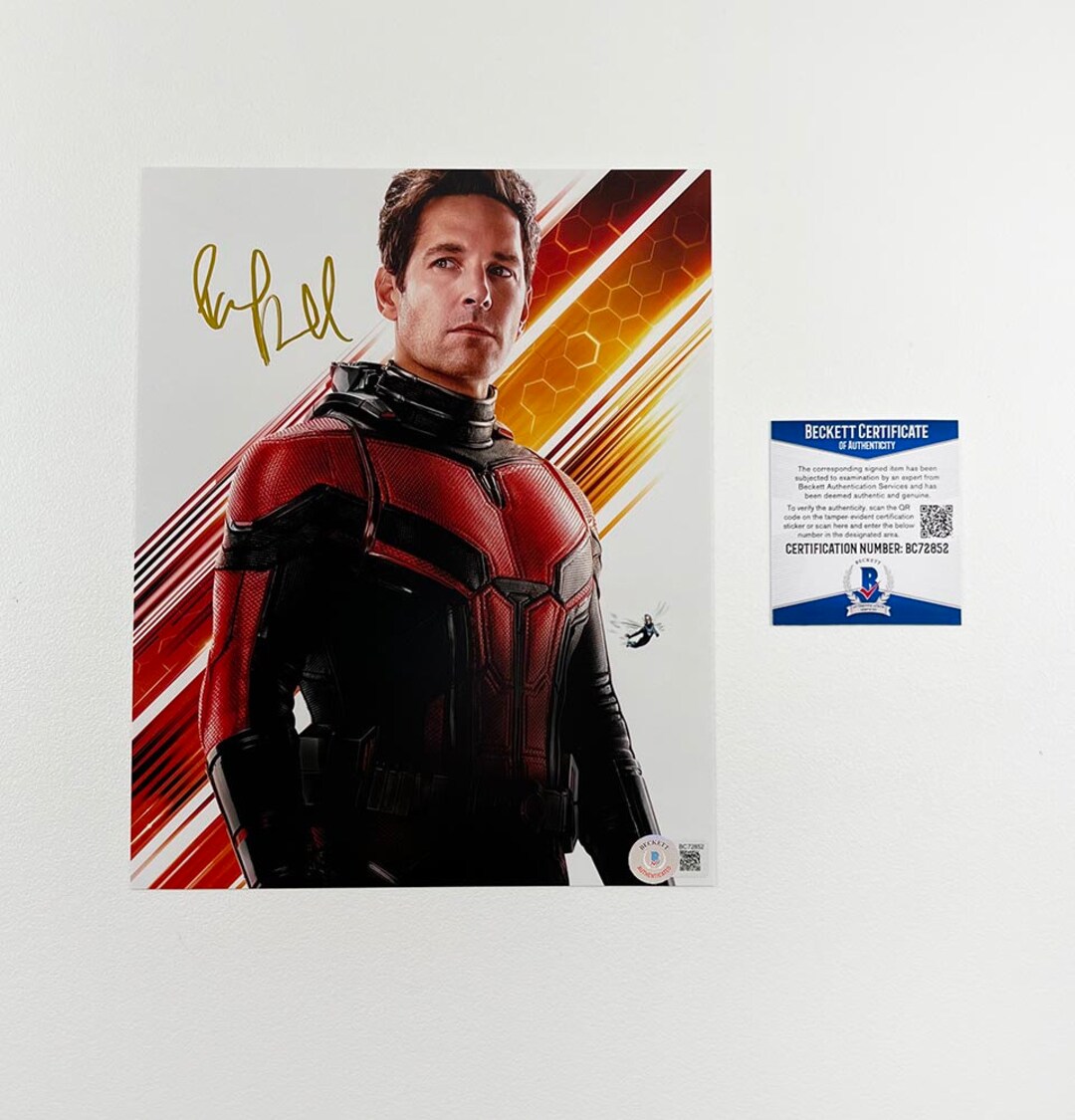 Paul Rudd 8x10 Inch Photo Signed Autographed Authentic Beckett COA - Etsy