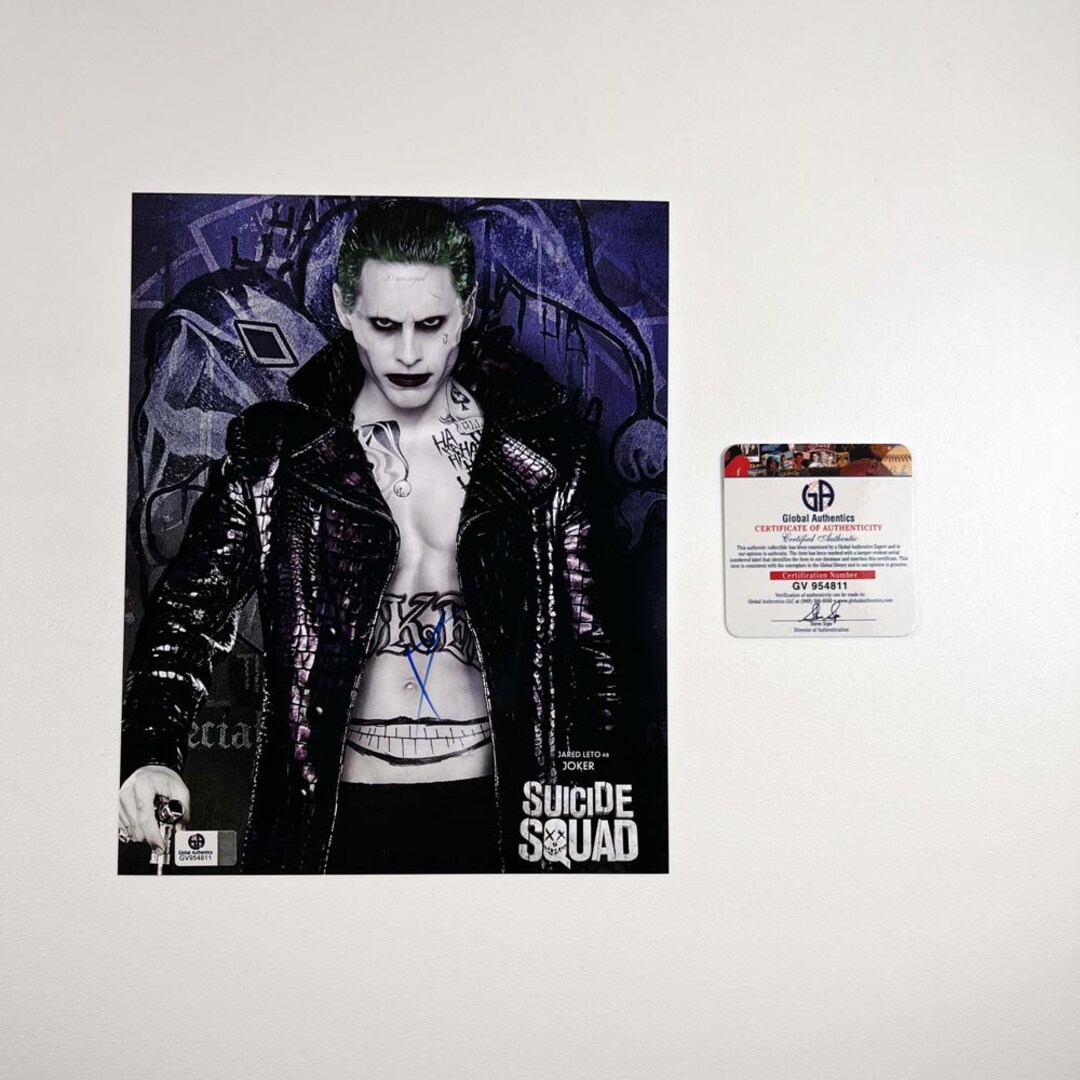 Jared Leto 8x10 Inch Photo Signed Autographed Authentic COA - Etsy