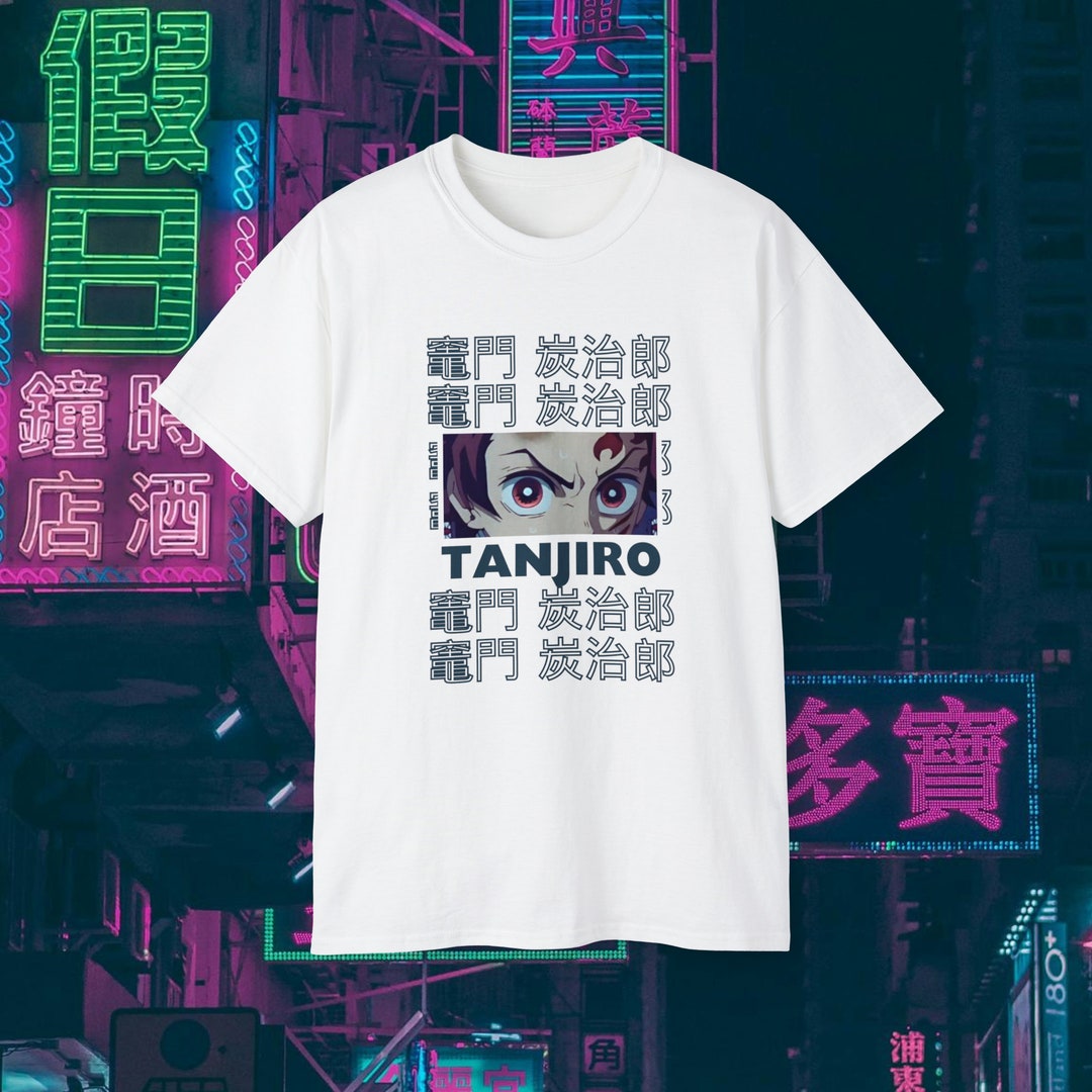 Anime Demon Slayer T-shirt - Tanjiro, Hoodie, Unisex Hoodie, Japanese ...
