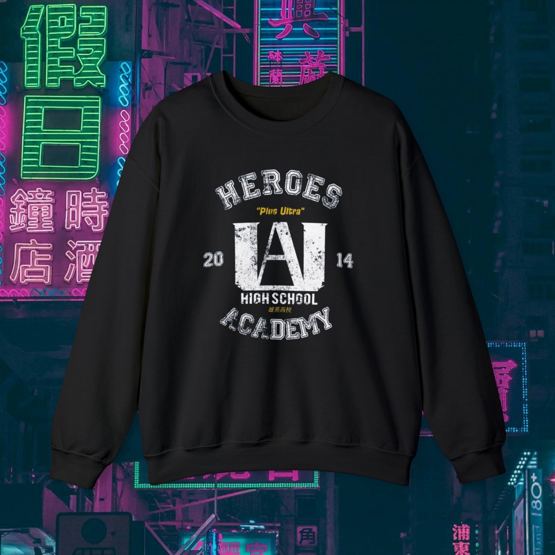 Anime My Hero Academia Sweatshirt - Training Academy, Hoodie, Unisex ...