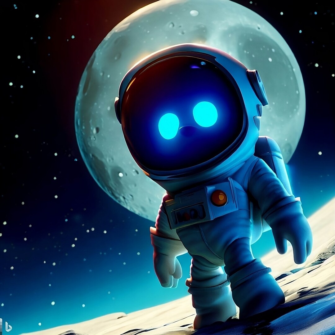 Spaceman in Space Digital Art Download - Etsy