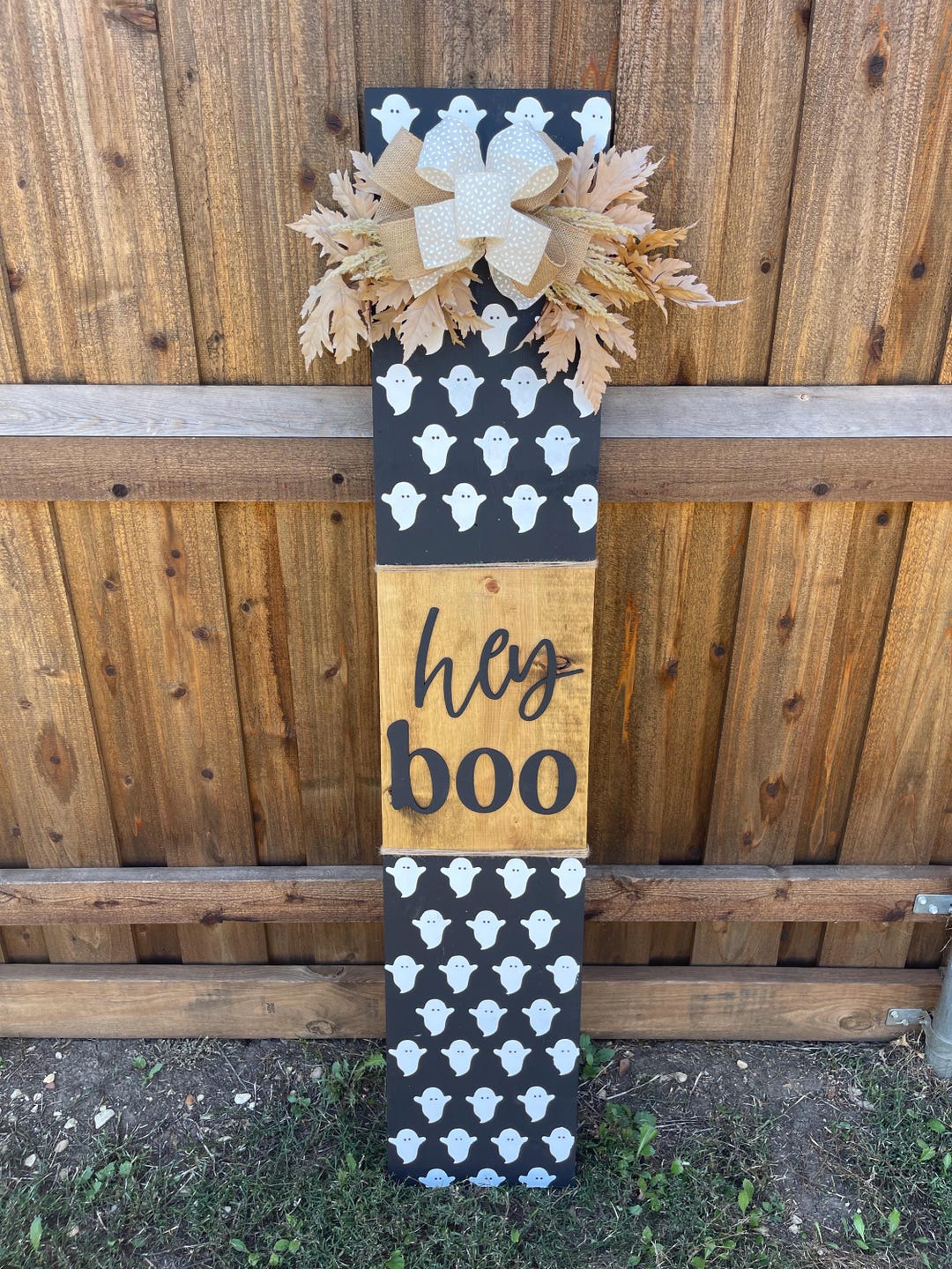 Heyy Boo Sign - Etsy