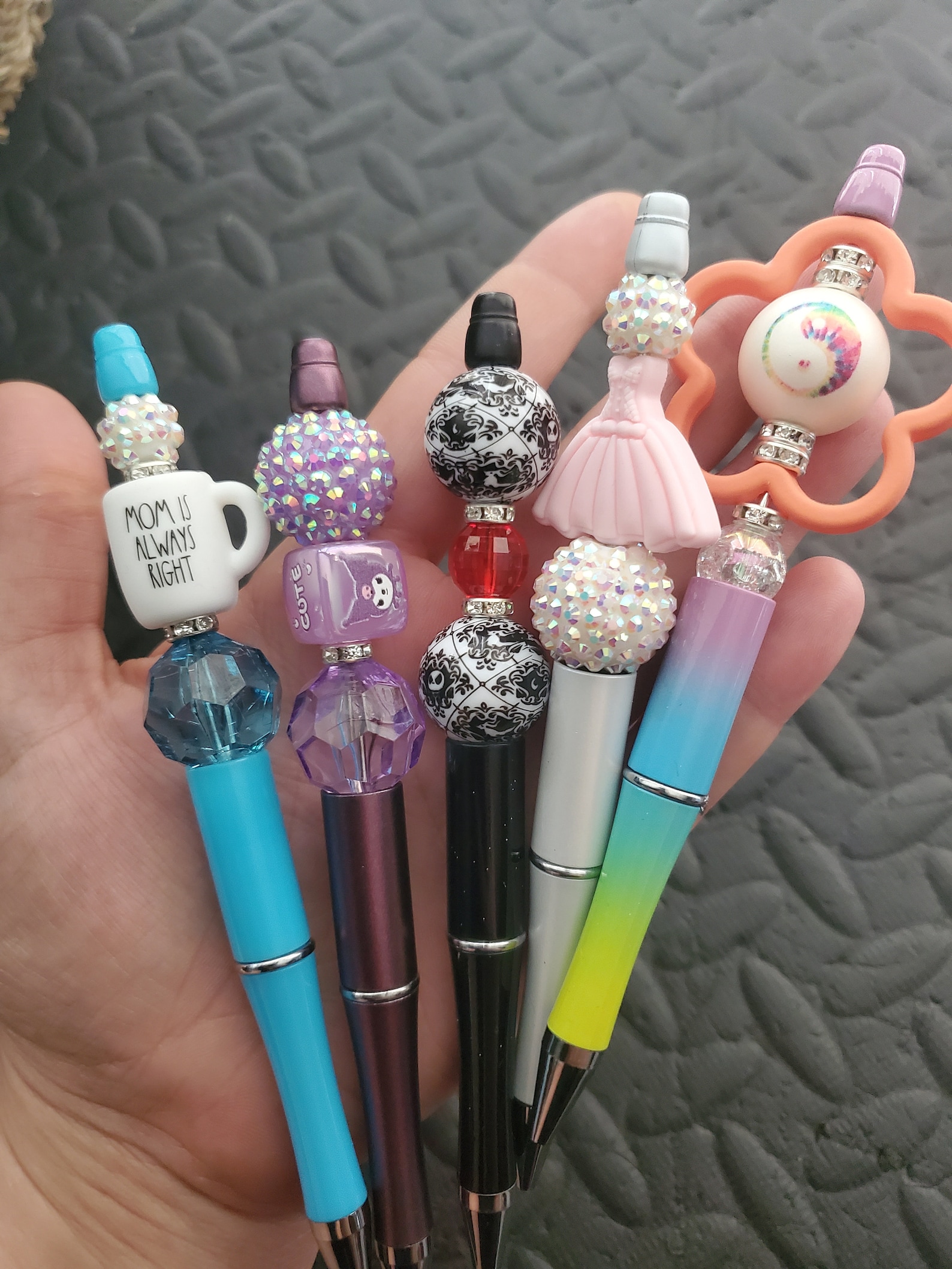 Handmade Custom Beaded Focal Pens Refillable Beaded Ballpoint - Etsy