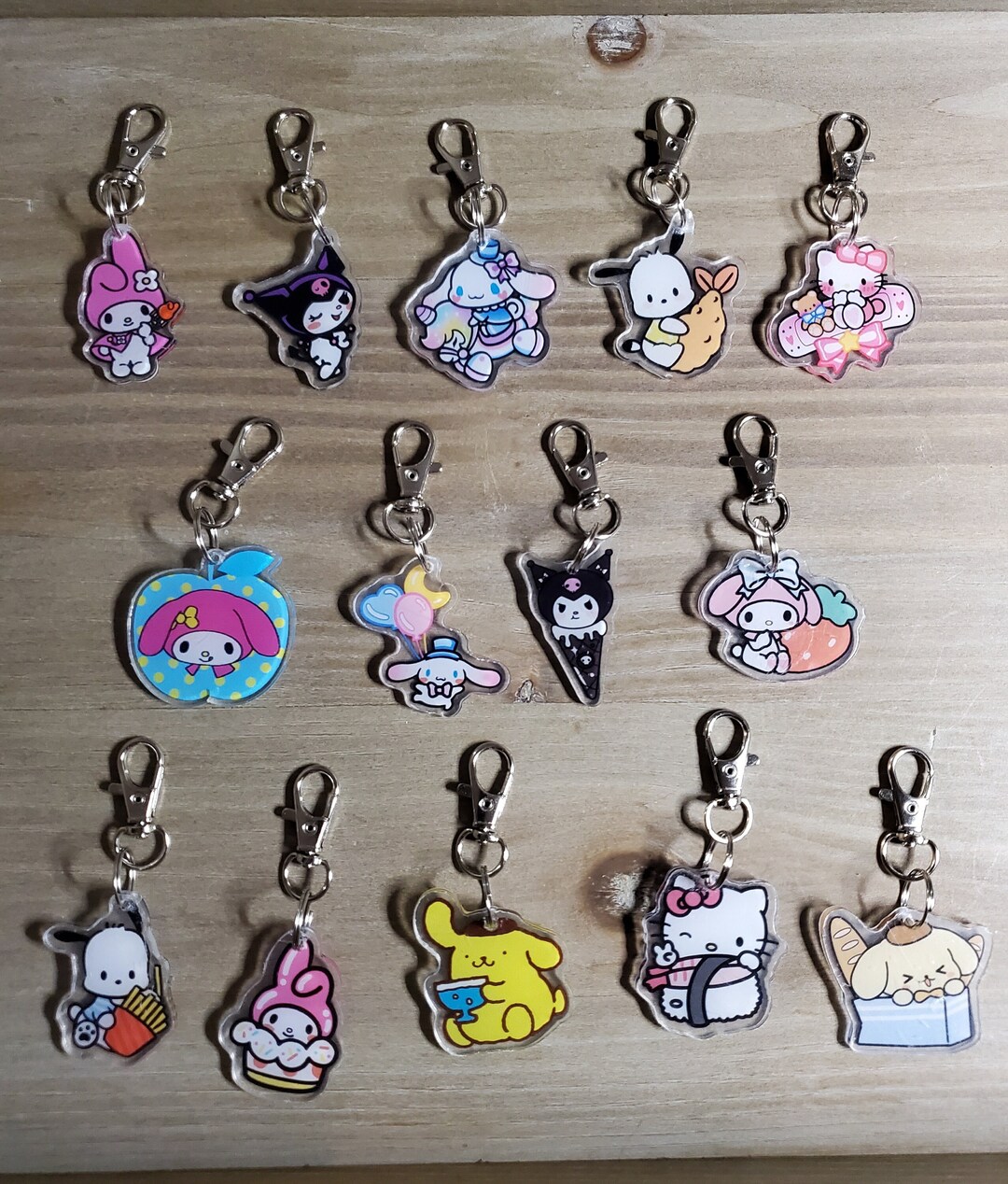 Mystery HK and Friends Keychain, Kawaii Blind Bag Keychain HK Theme - Etsy